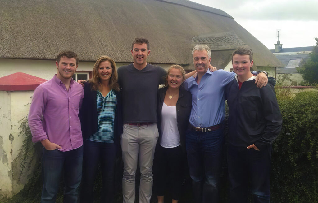Tony Ryan, University Trustee and father of the late Maggie Ryan, AB ...